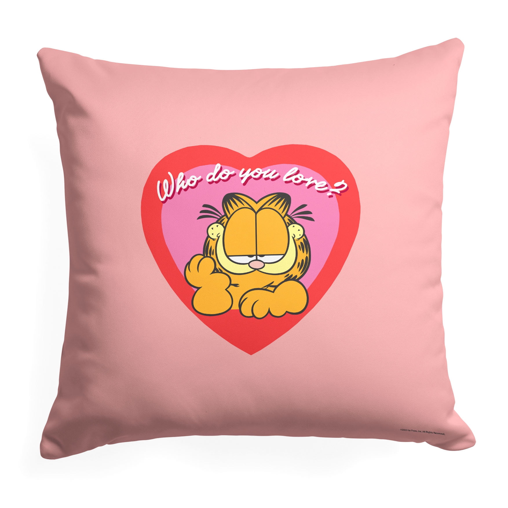 Nickelodeon Garfield Garf Love Kids Printed Throw Pillow - Walmart.com