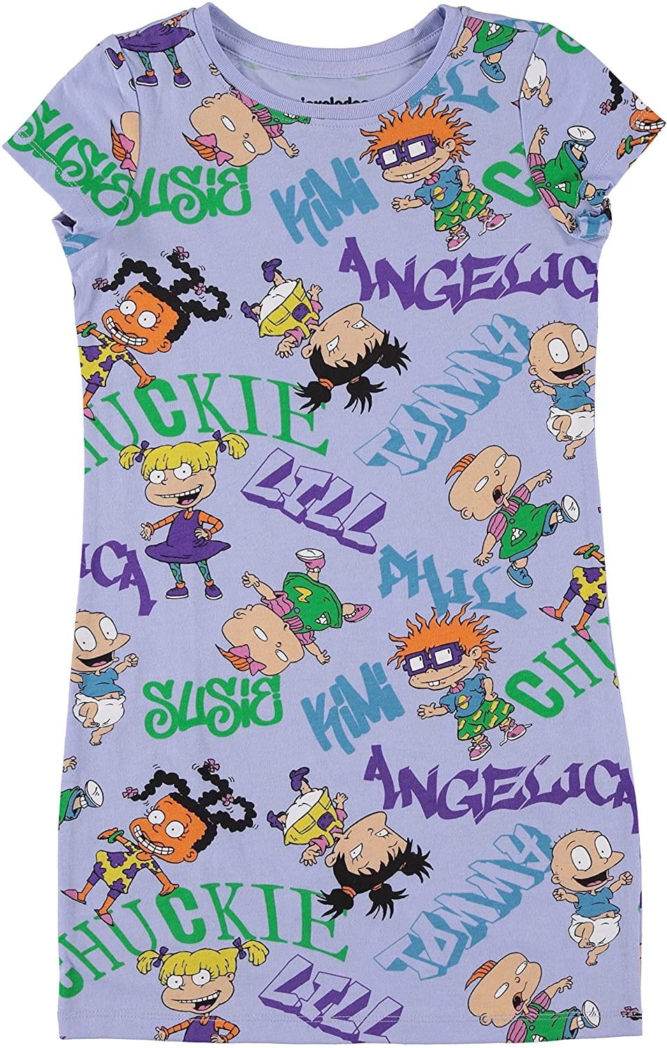 Nickelodeon Girls Rugrats T-Shirt Dress- Little and Big Girls Sizes 4 ...