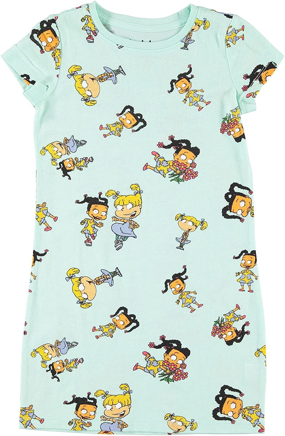 Nickelodeon Rugrats Girls T-Shirt Dress, Sizes 4-16, Angelica, Tommy ...