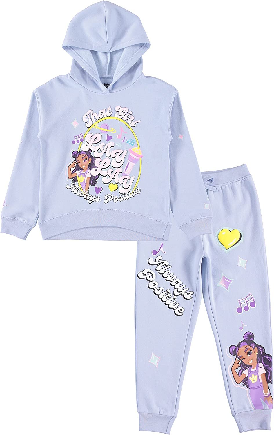 Nickelodeon Girls That Girl Lay Lay Hoodie and Jogger Clothing Set ...