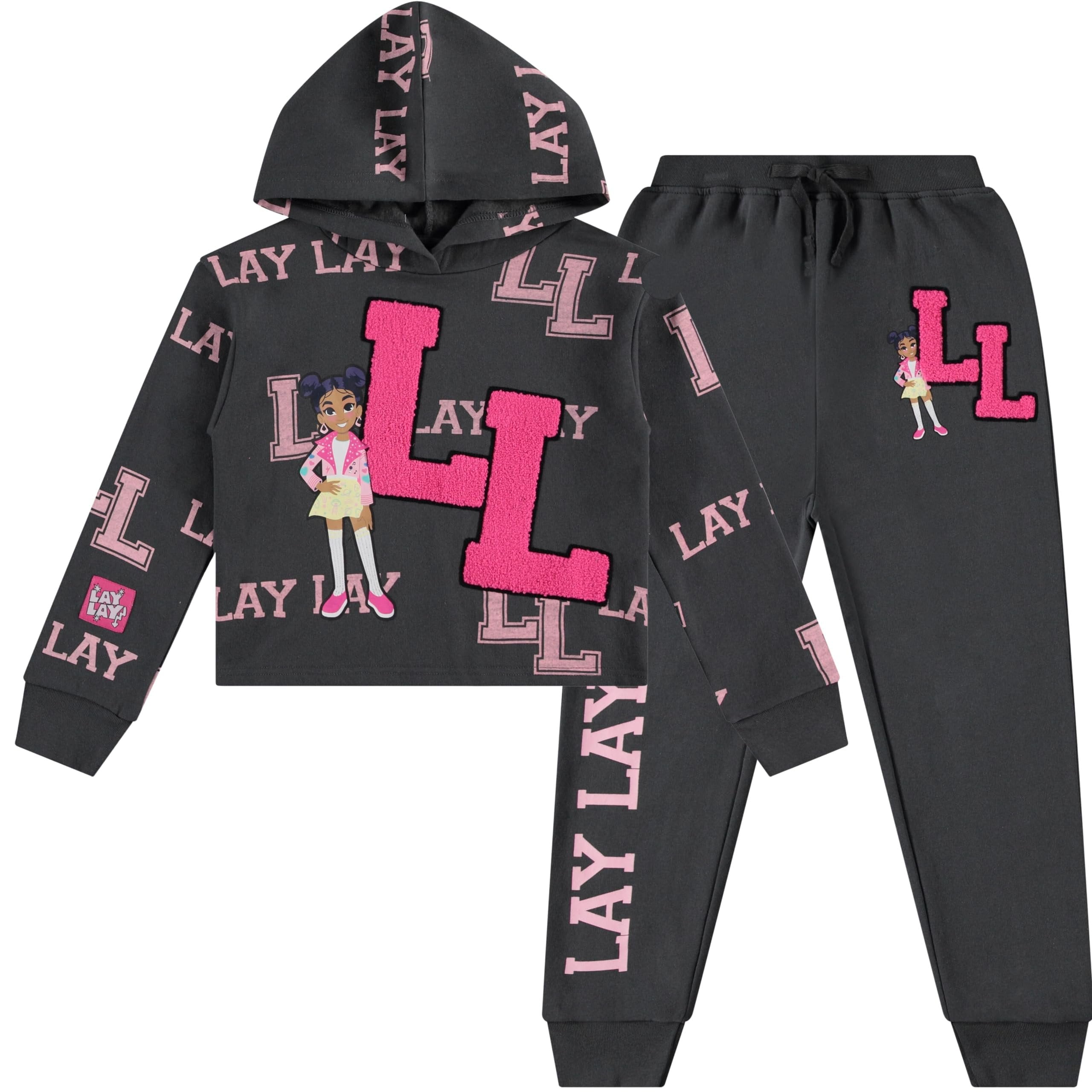Nickelodeon Girls That Girl Lay Lay Pullover Hoodie and Jogger ...
