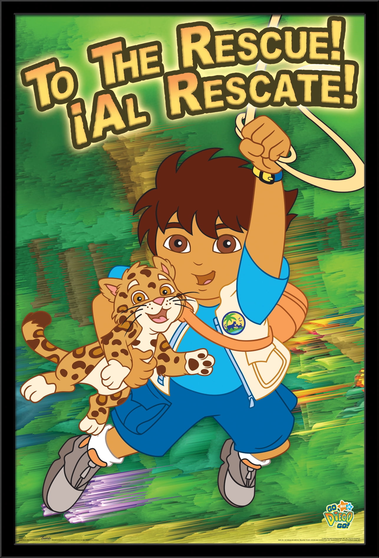Nickelodeon Go Diego Go - To The Rescue Wall Poster, 22.375" x 34 ...