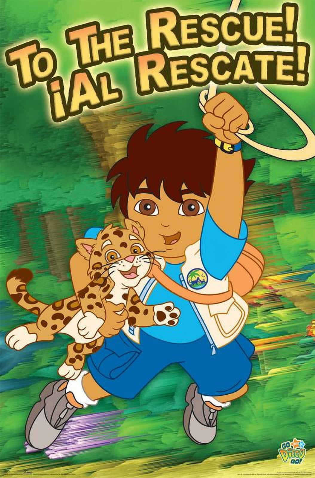 Nickelodeon Go Diego Go - To The Rescue Wall Poster, 22.375" x 34 ...