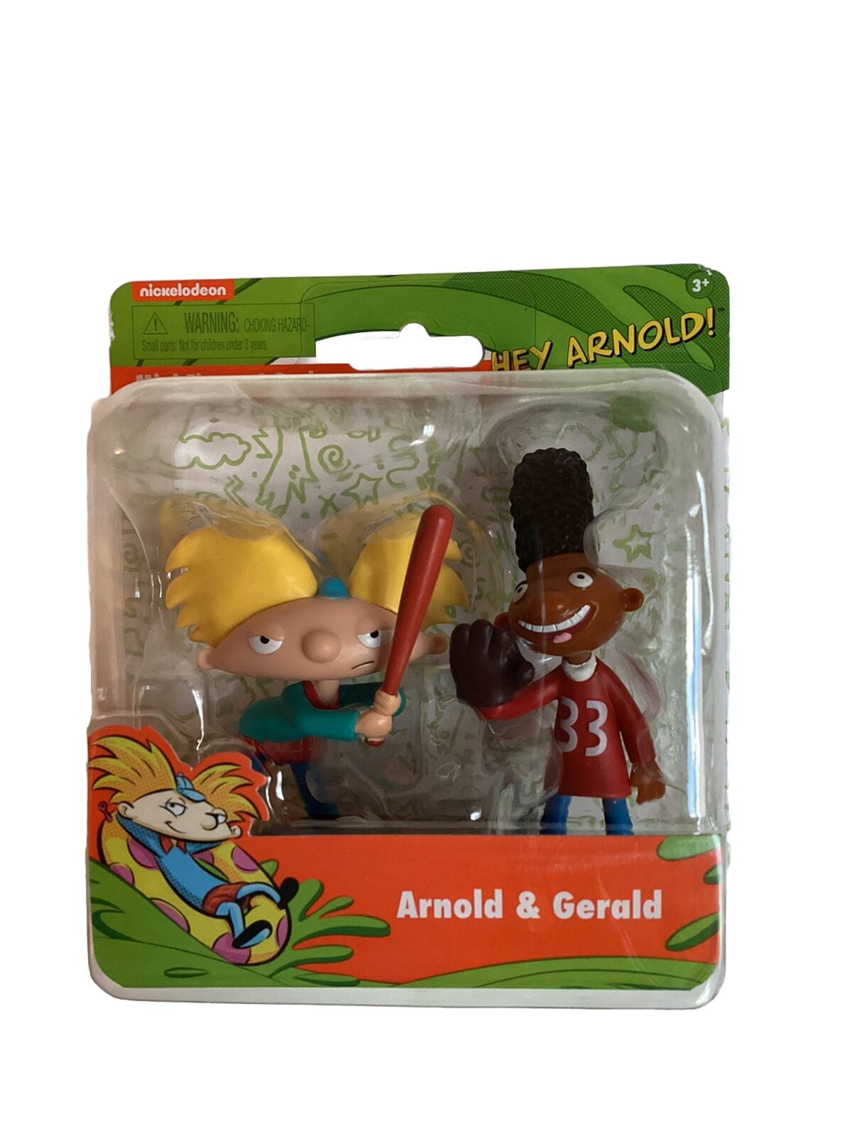 Nickelodeon~ Hey Arnold! ~ Arnold & Gerald Mini Figure 2 Pack - Walmart.com