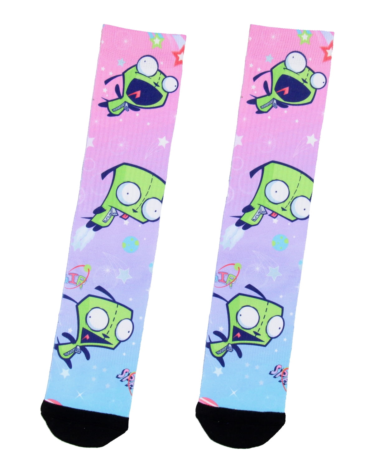 Invader Zim Mens' Gir Space Men's Athletic Mid-Calf Crew Socks ...