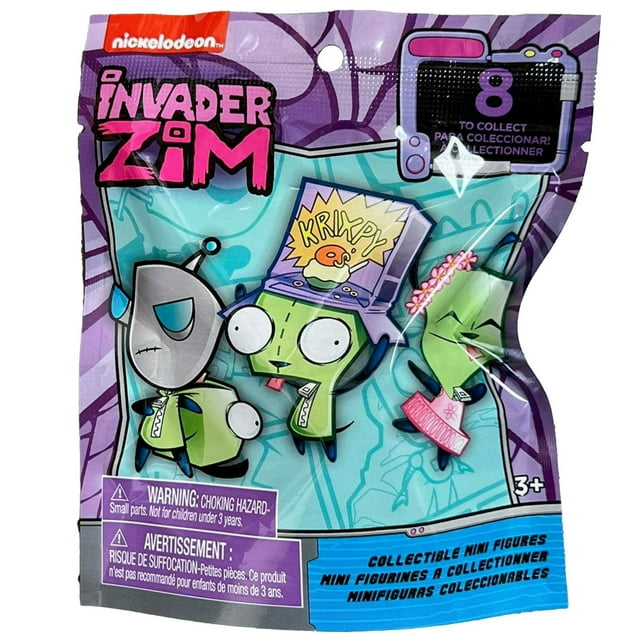 Nickelodeon Invader Zim Collectible Mini Figure Mystery Pack (1 RANDOM ...