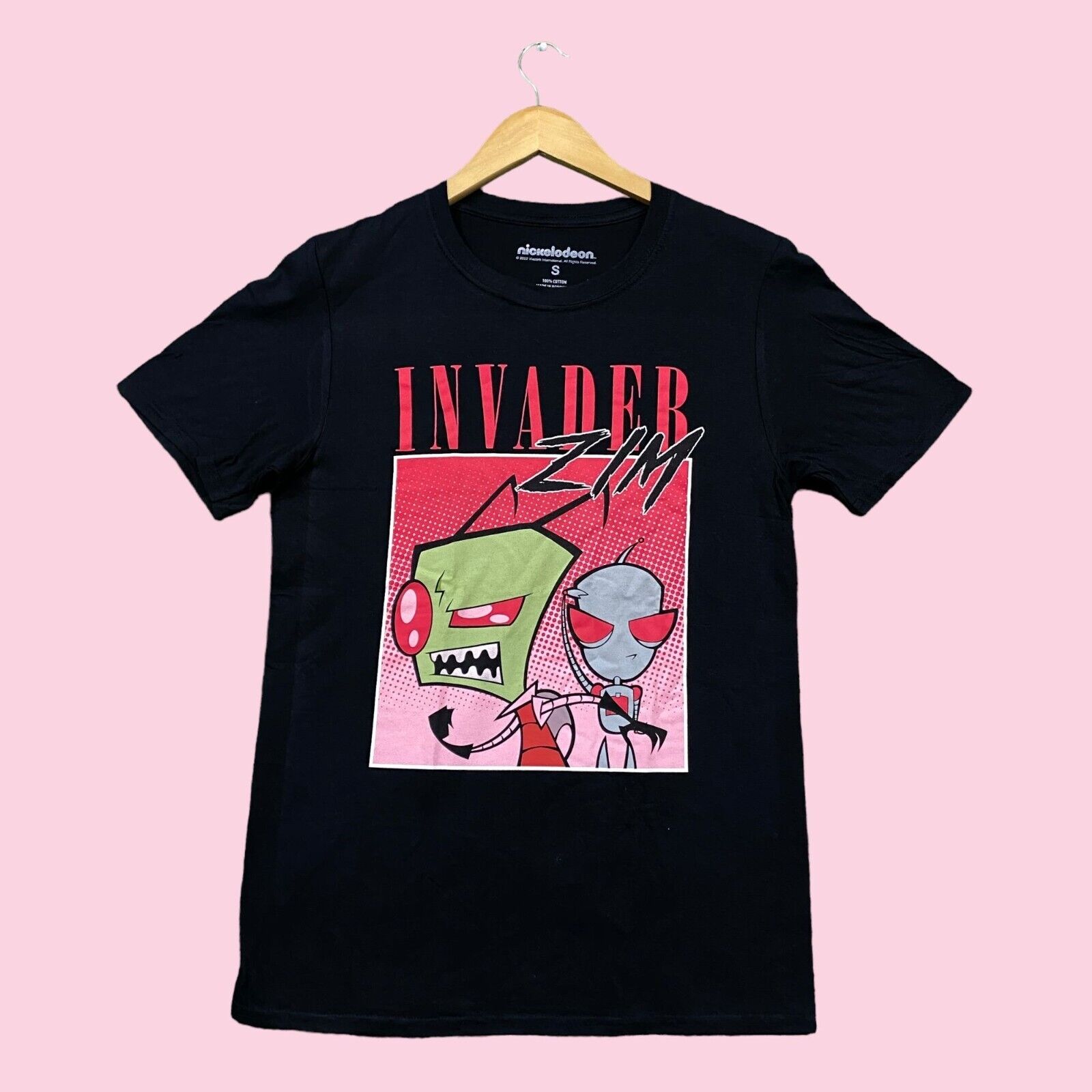 Nickelodeon Invader Zim & Gir Cartoon Poster Tee S - Walmart.com