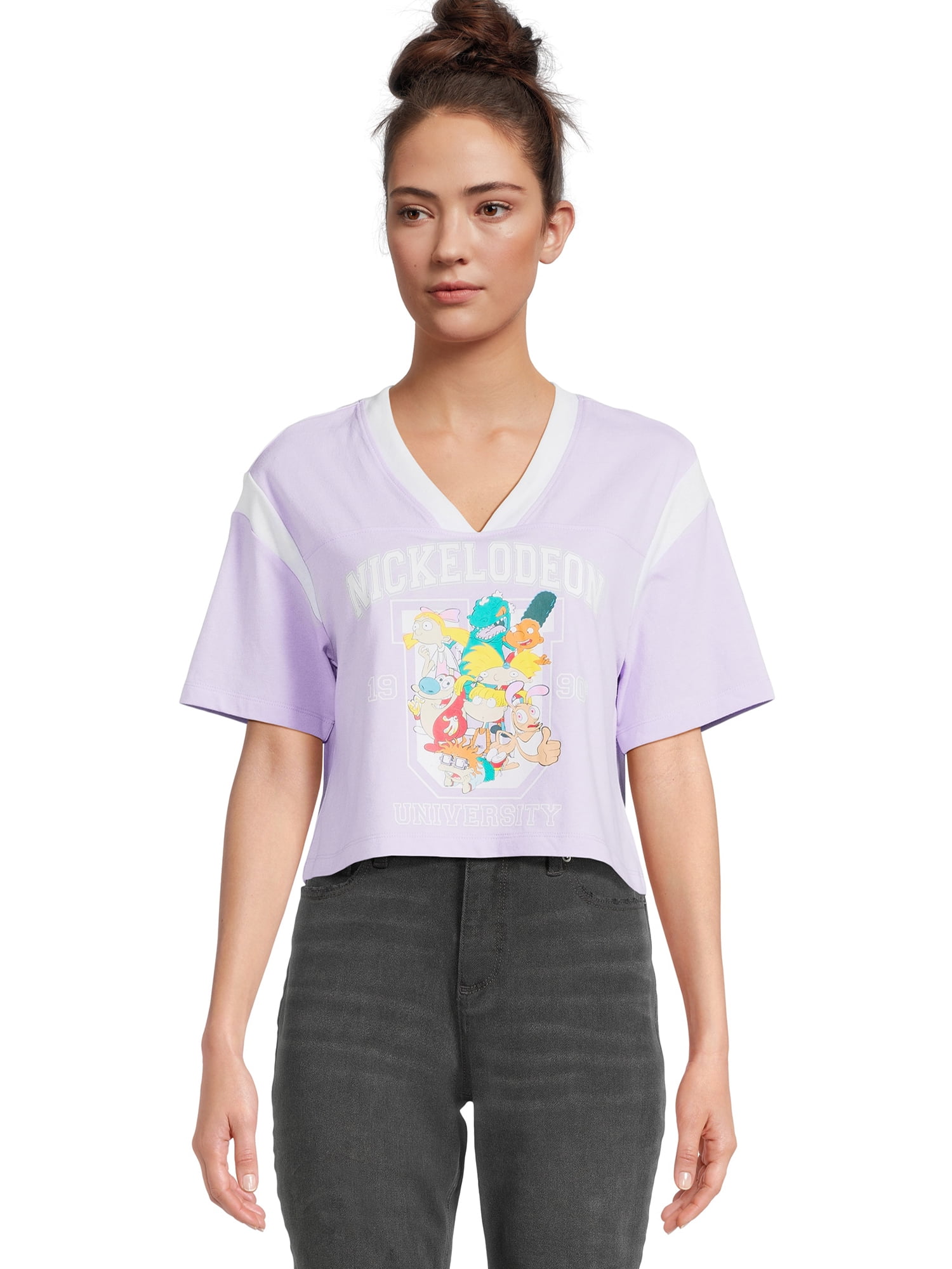 Nickelodeon Juniors' Skimmer Graphic Tee with Short Sleeves, Sizes XS ...