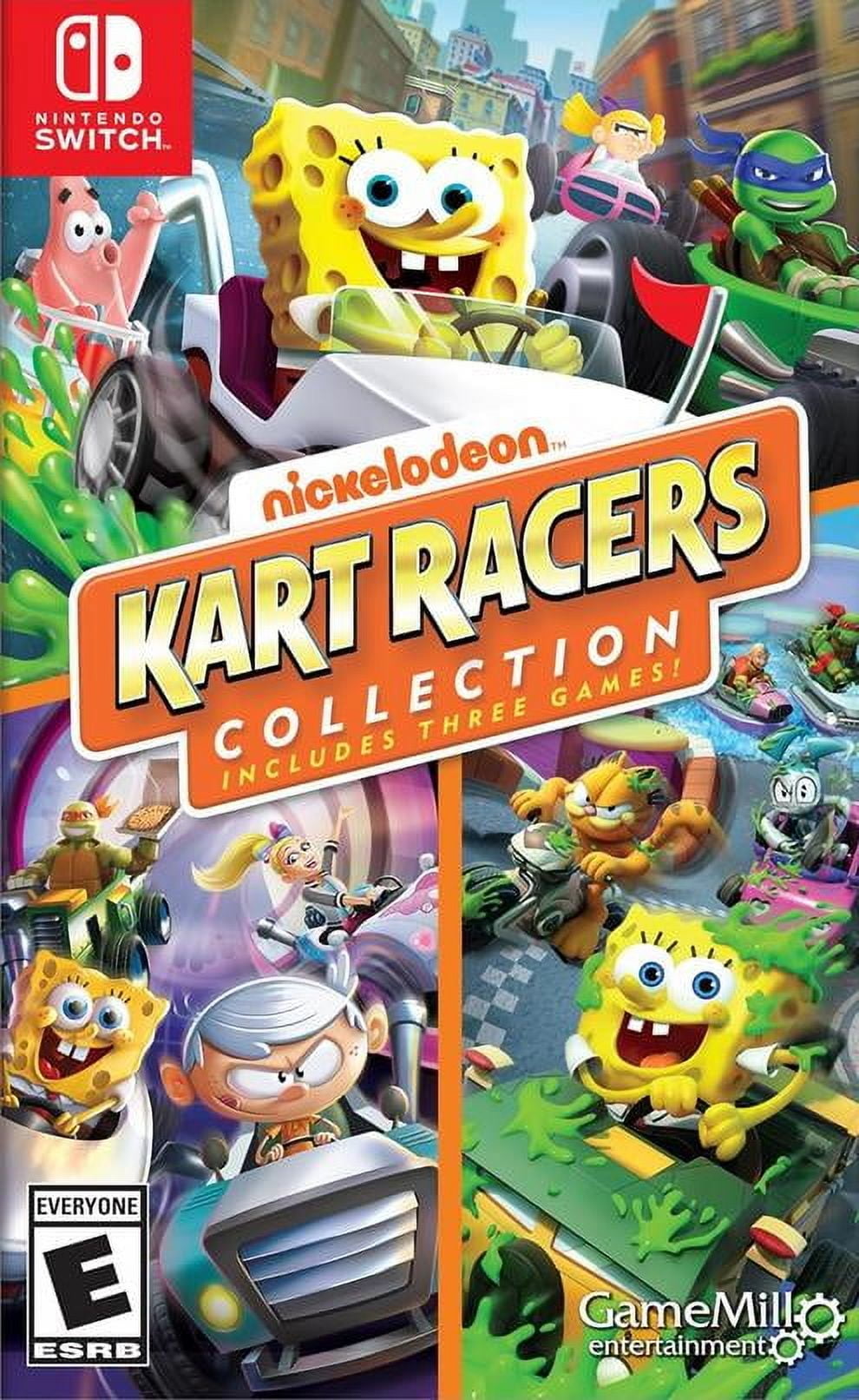 Free Shipping! GameMill Nickelodeon Kart Racers Collection for Nintendo ...