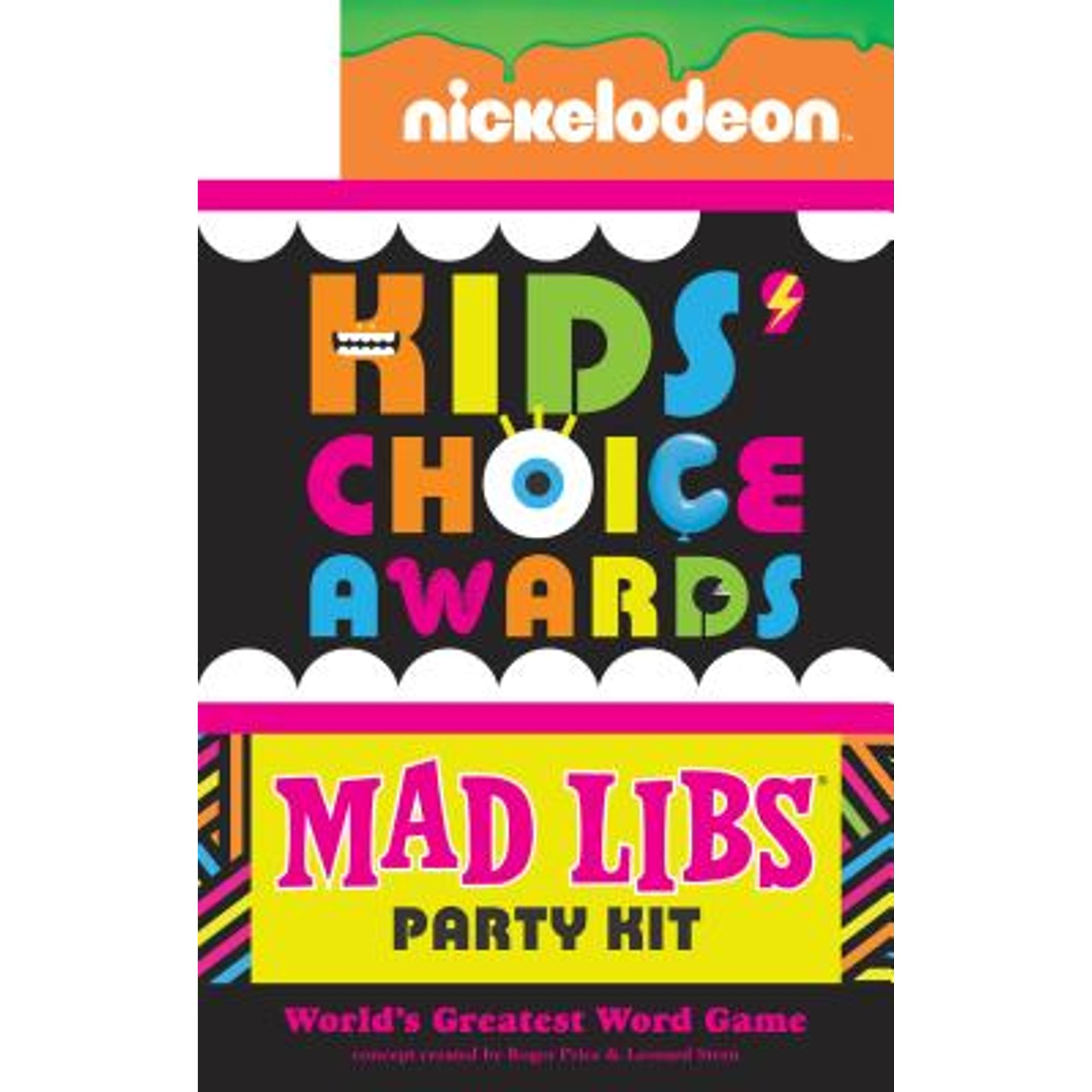 Nickelodeon Kids' Choice Awards Mad Libs Party Kit (Paperback) by Roger ...