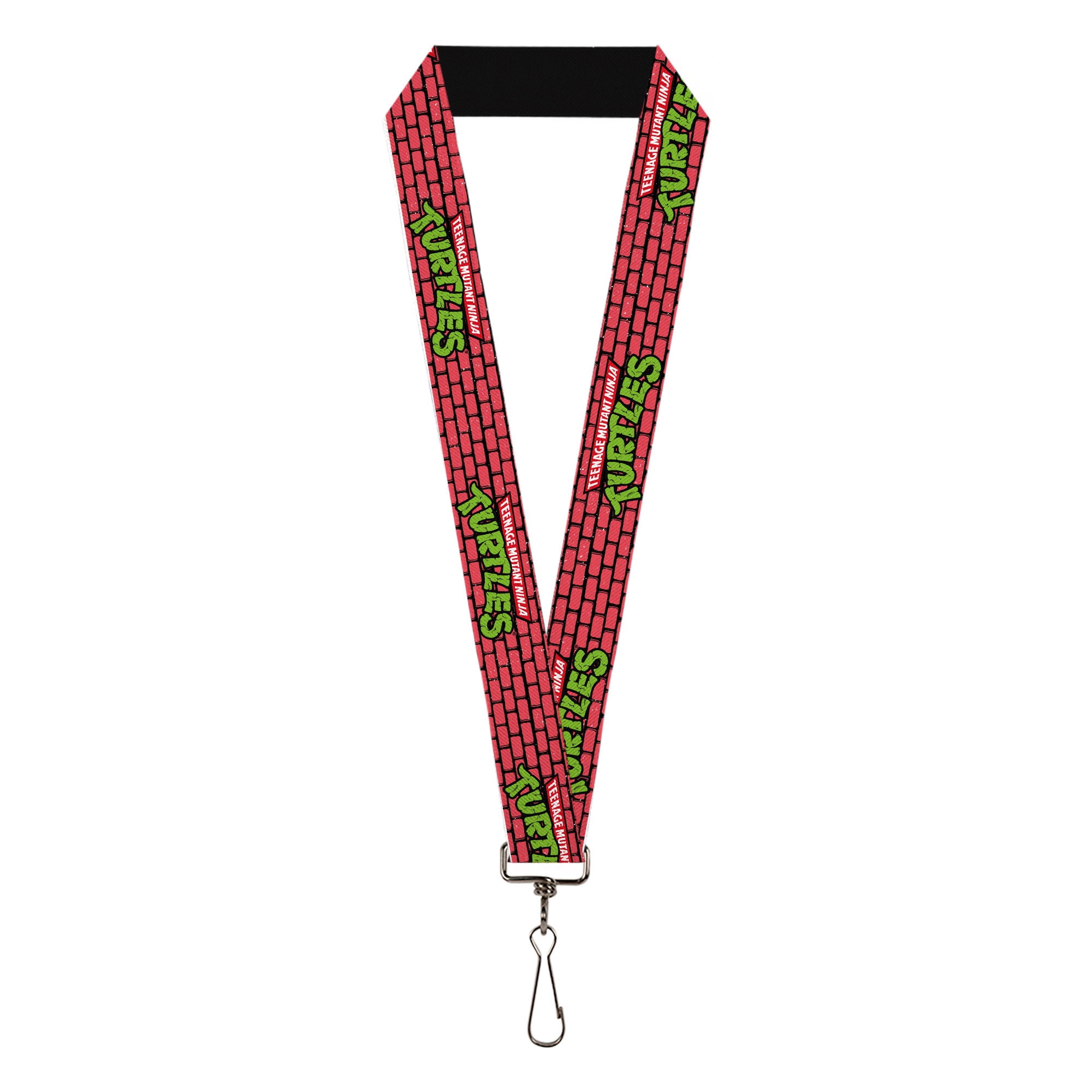 Nickelodeon Lanyard, Teenage Mutant Ninja Turtles Brick Title Logo Red ...