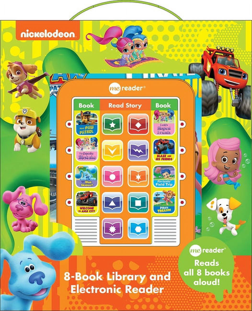 Nickelodeon Me Reader 8 Book Library And Electronic Reader Sound Book Set Other