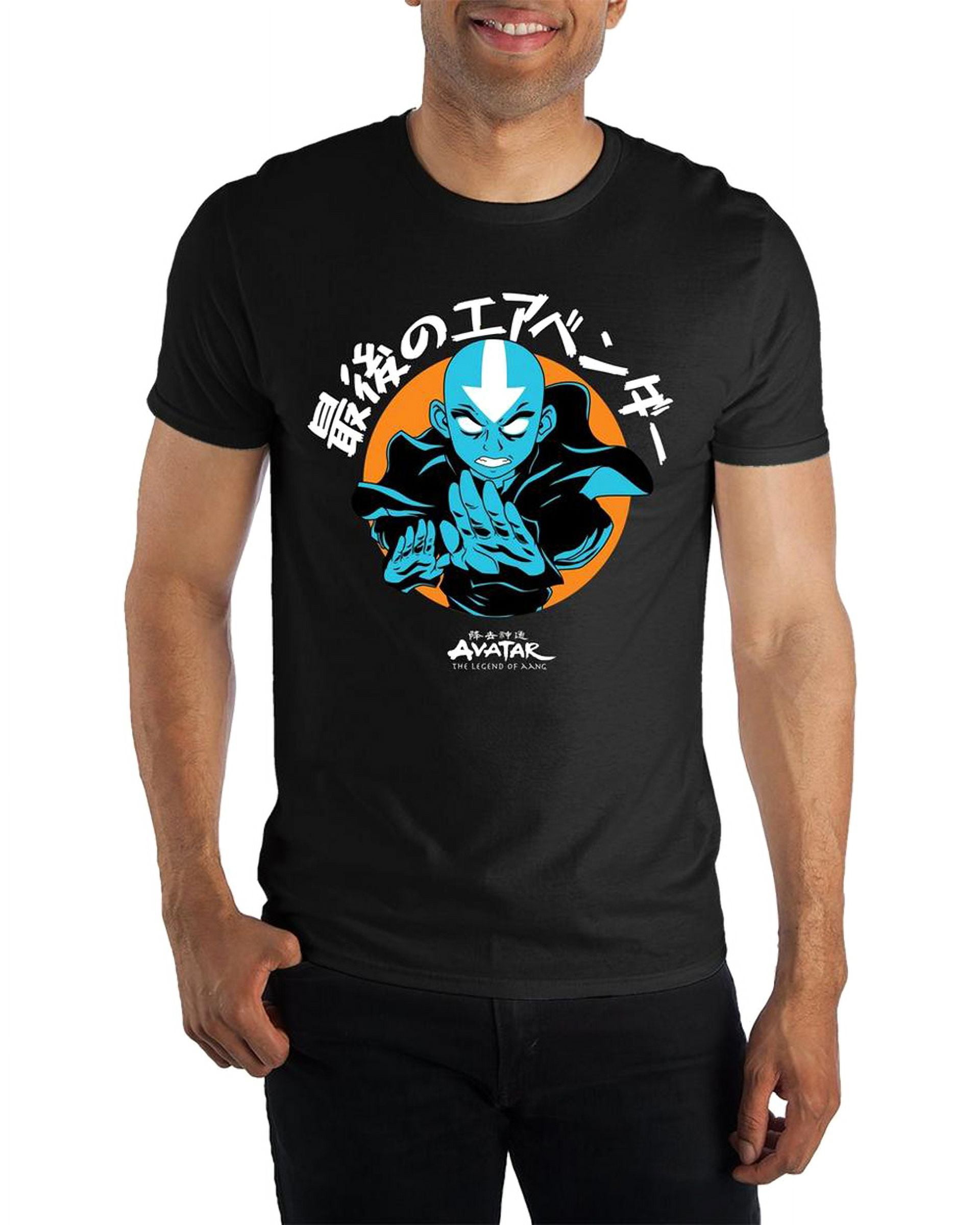 Nickelodeon Men's Avatar The Last Airbender Blue Aang Graphic T-Shirt ...