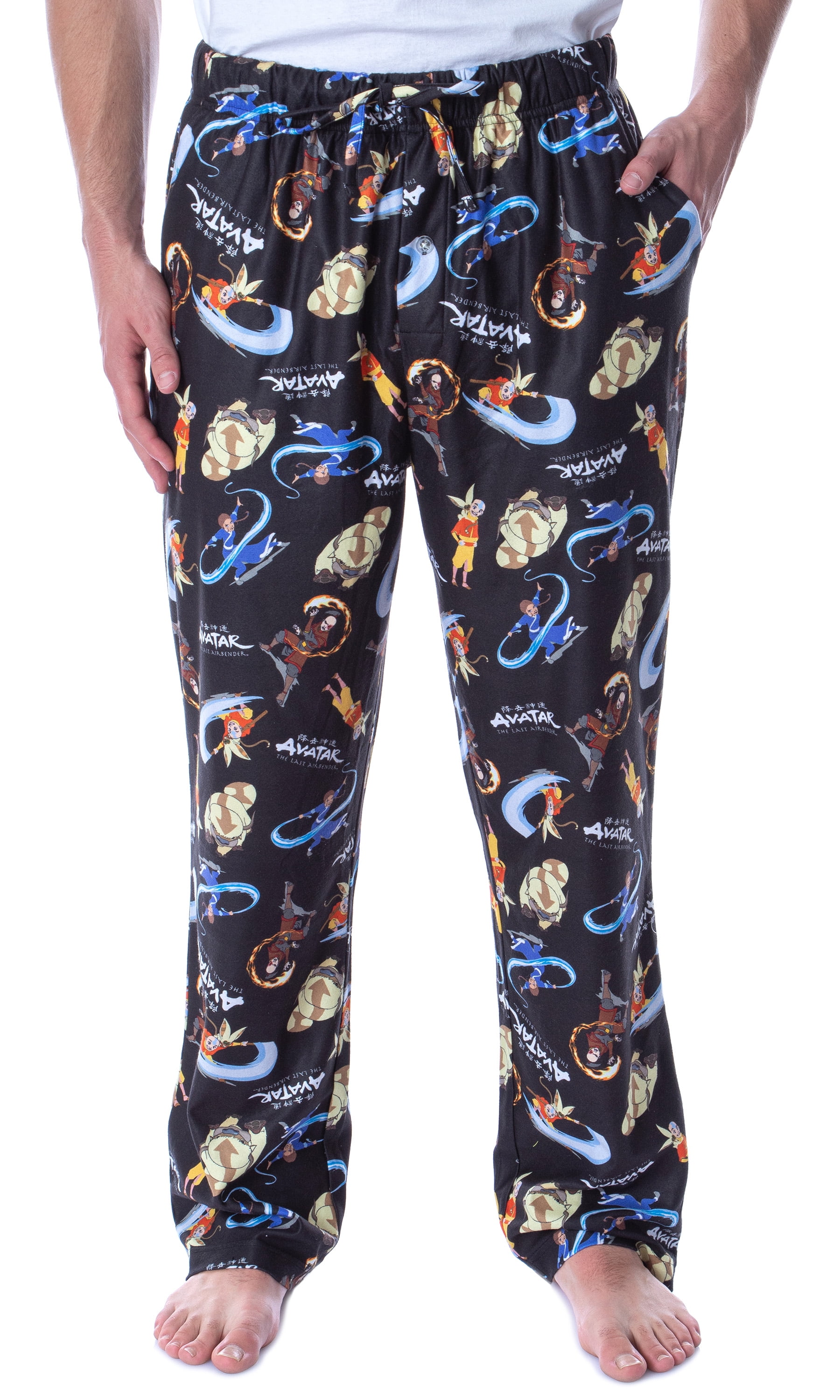 Nickelodeon Men's Avatar The Last Airbender Cartoon Character Pajama ...