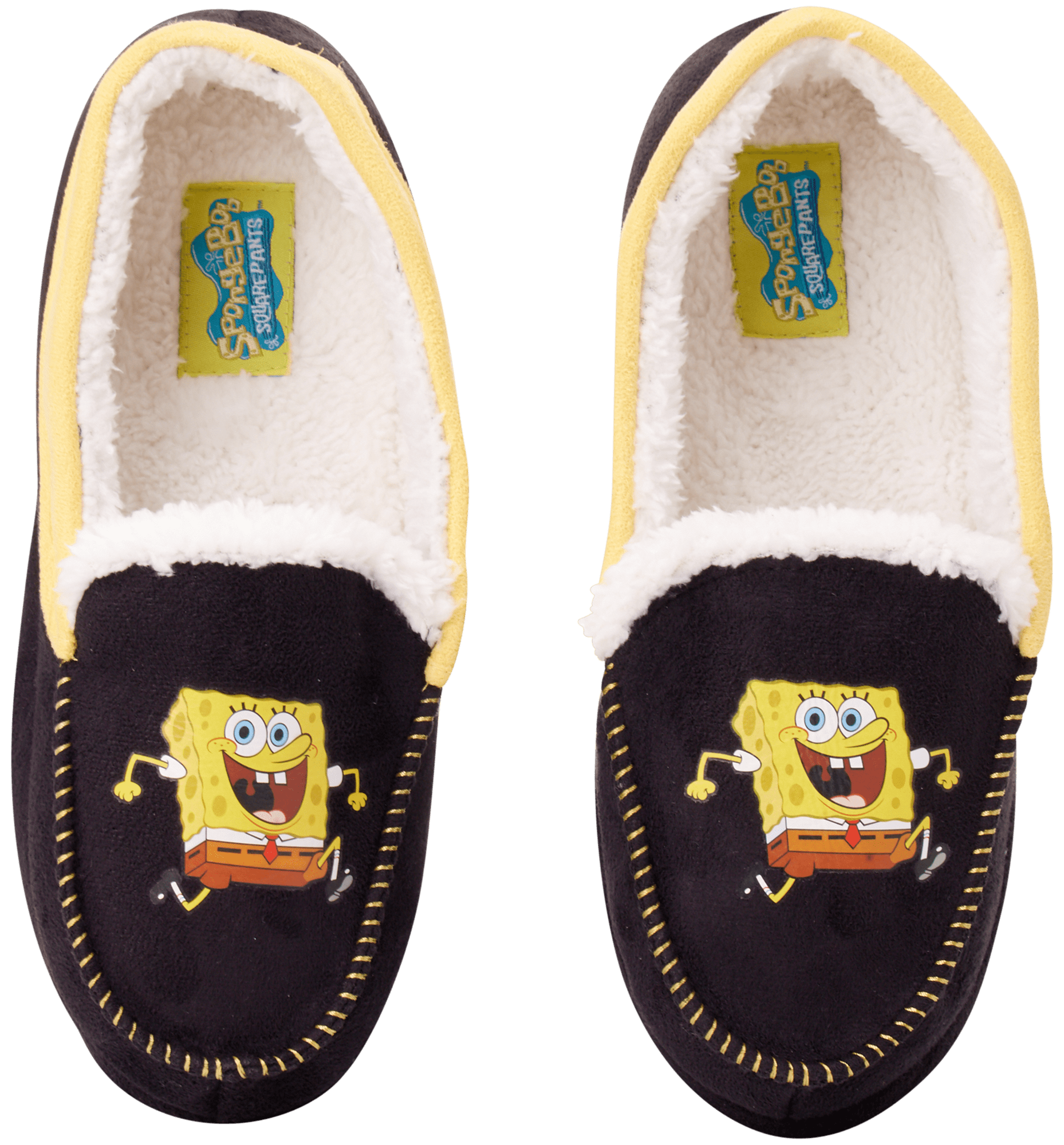 Nickelodeon Men’s SpongeBob SquarePants Slippers - Plush SpongeBob ...