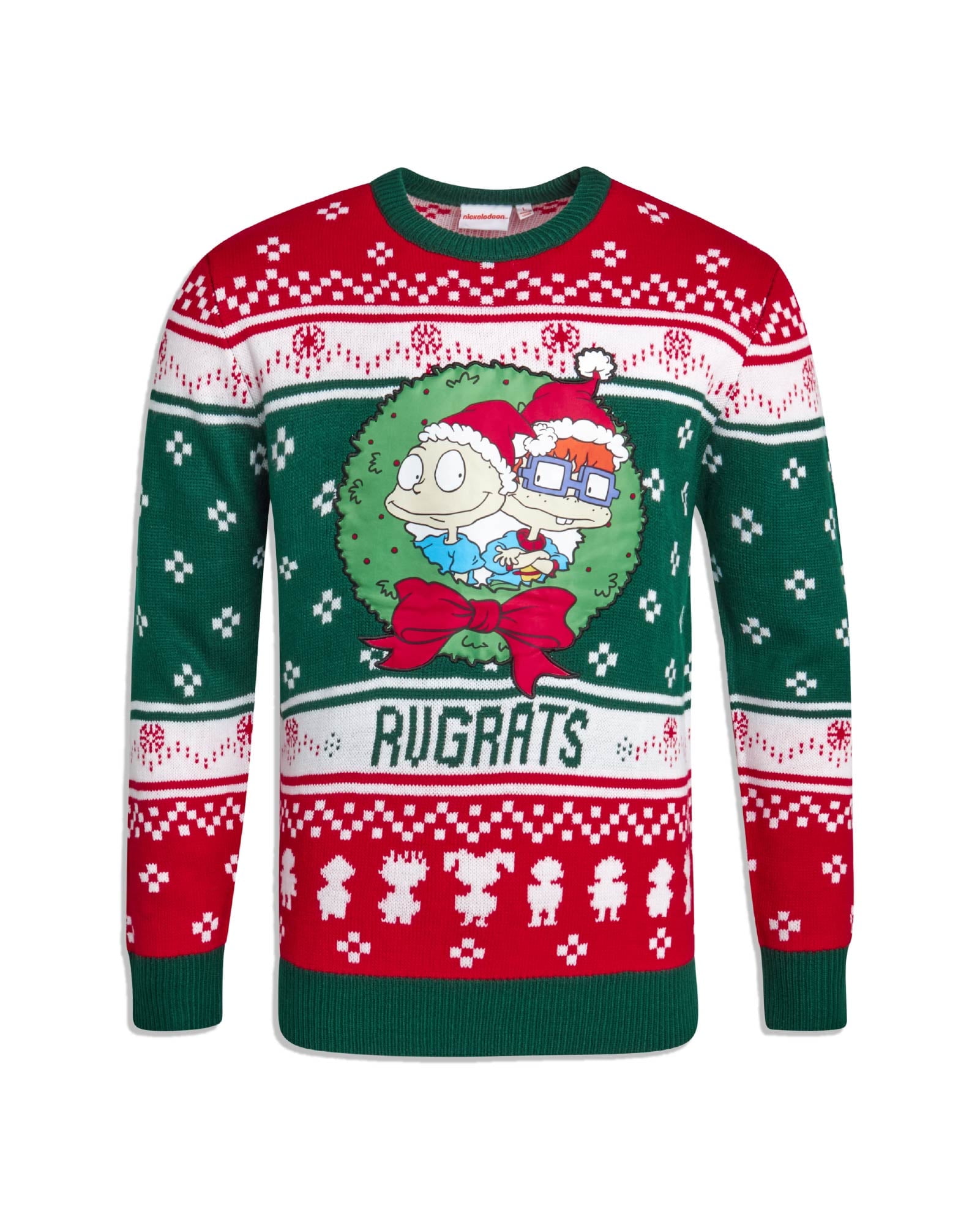 Nickelodeon Men's Ugly Christmas Sweater - SpongeBob, Rugrats, and ...