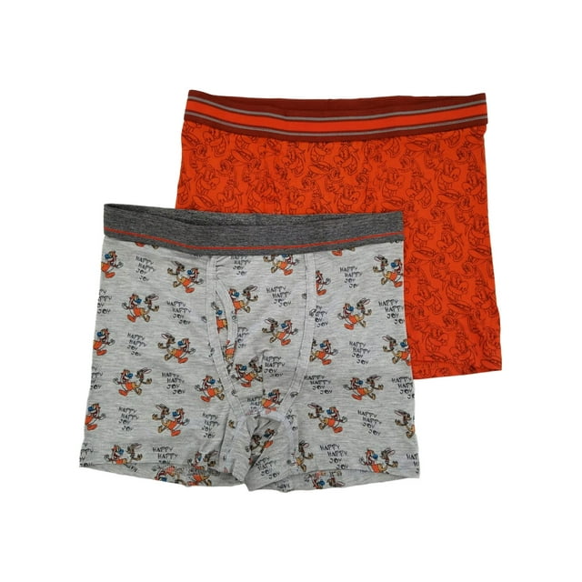 Nickelodeon Mens 2-Pack Ren & Stimpy Nicktoons Underwear Boxer Briefs S ...