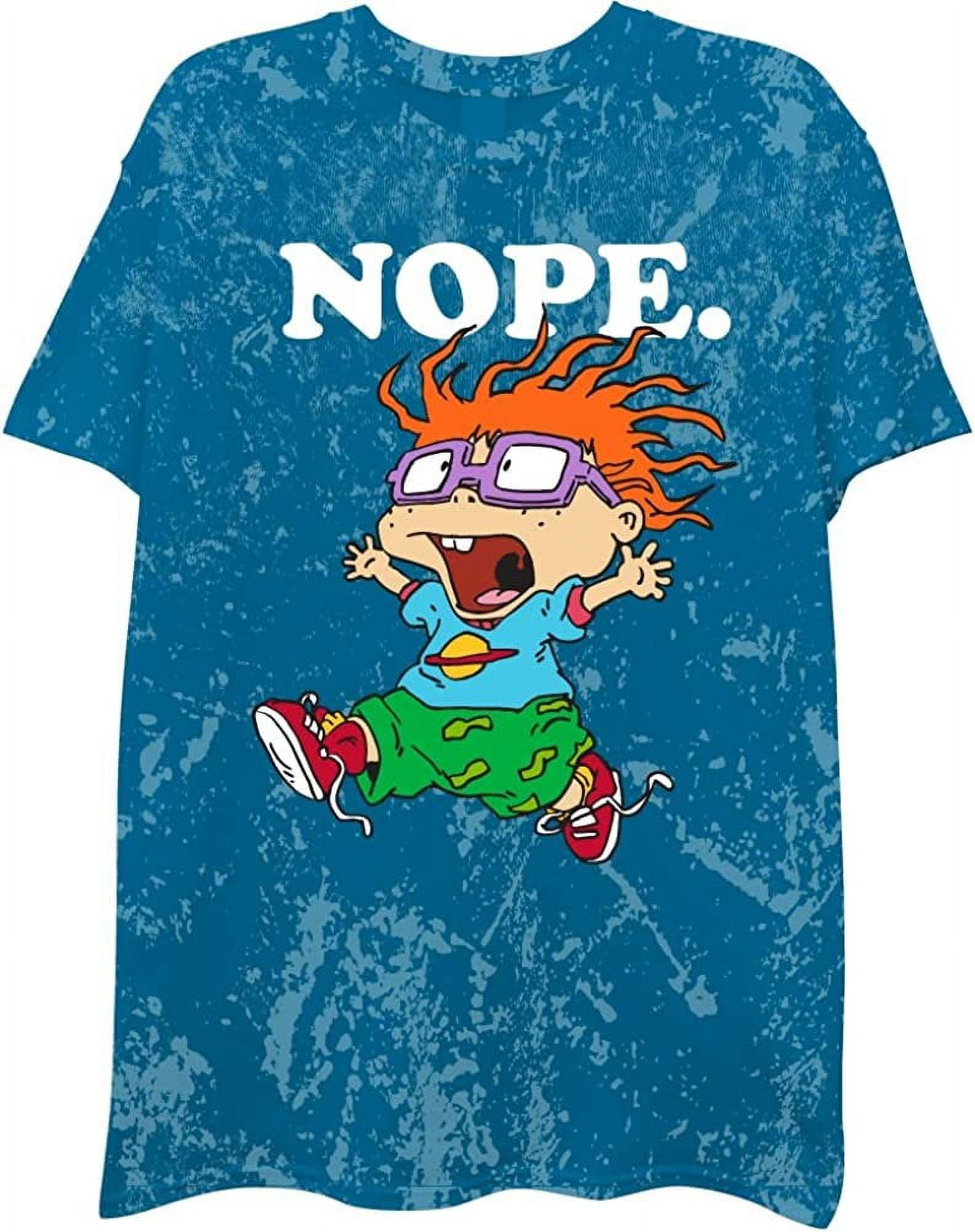 Nickelodeon Mens 90's Classic Shirt - Tie Dye Rugrats, Reptar, Ren ...