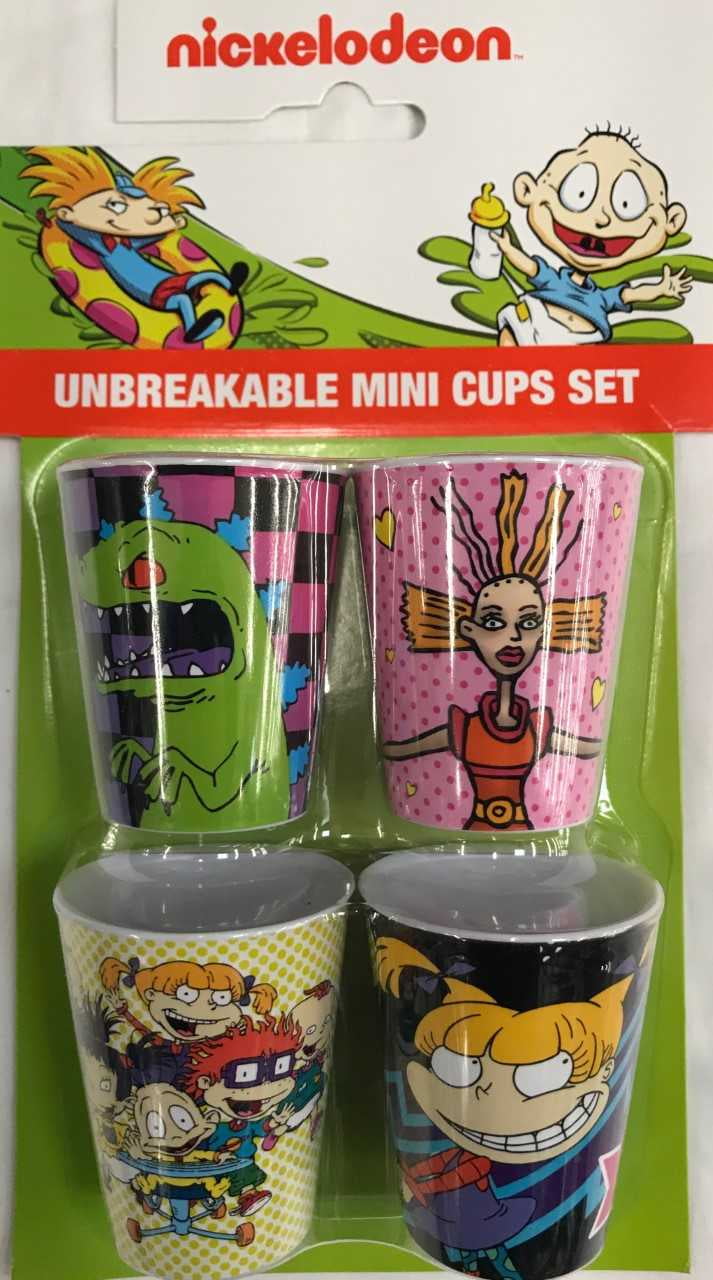 Nickelodeon Nick 90s Rugrats 4pc Mini Cup Set - Walmart.com