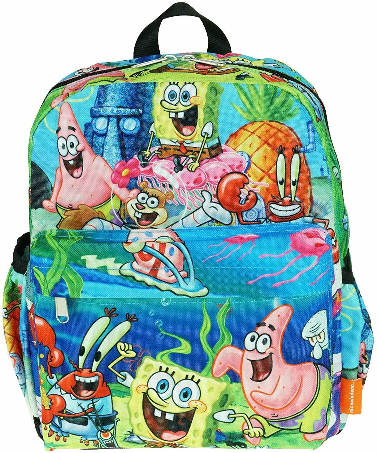 "Nickelodeon SpongeBob Squarepants 12"" Deluxe Daypack Bag: Durable ...