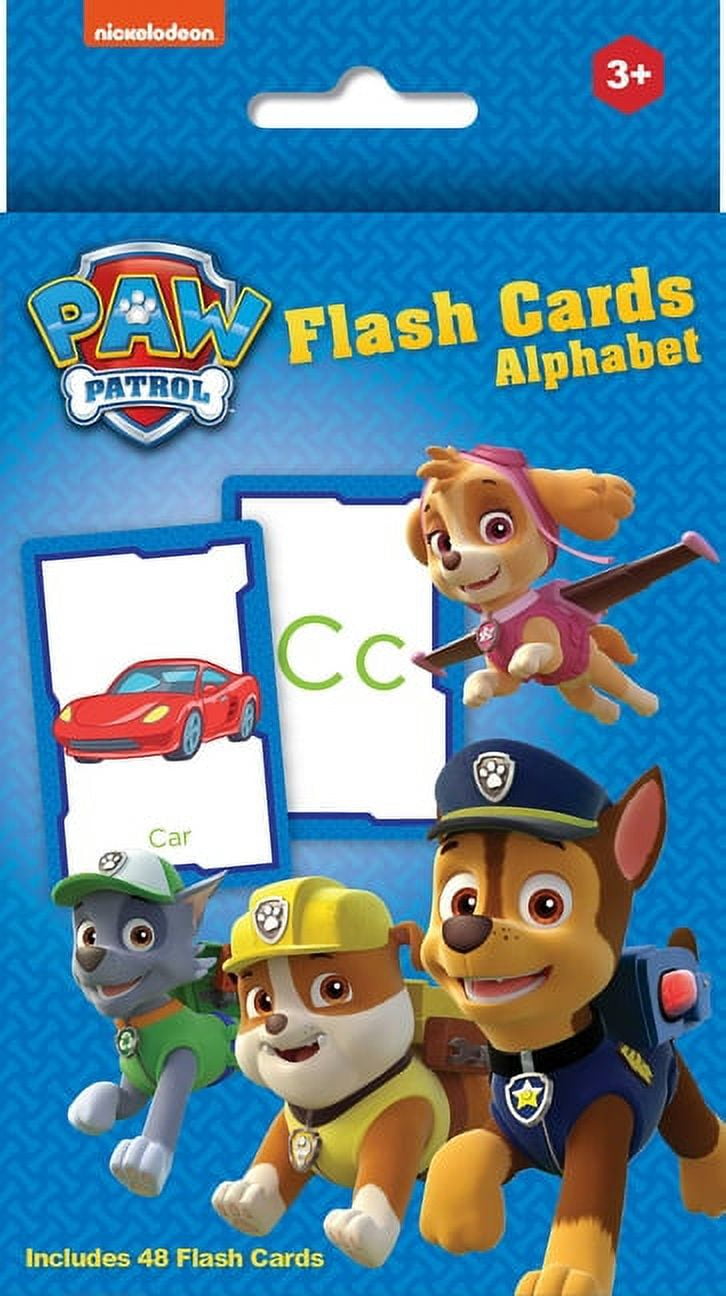 Nickelodeon PAW Patrol: Flash Cards Alphabet (Cards) - Walmart.com