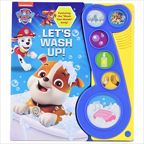Pre-Owned Nickelodeon Paw Patrol: Let's Wash Up! Sound Book [With ...