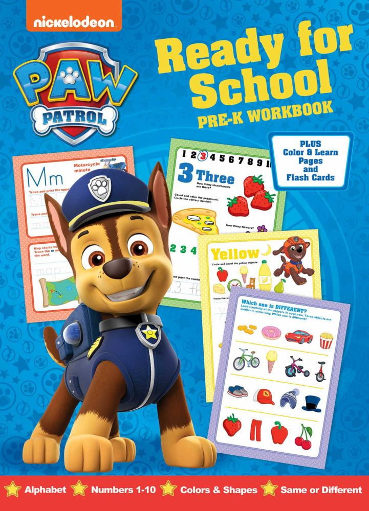 Nickelodeon PAW Patrol: Ready for School Pre-K Workbook (Paperback ...