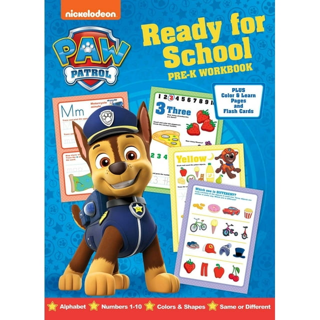 Nickelodeon PAW Patrol: Ready for School Pre-K Workbook (Paperback ...
