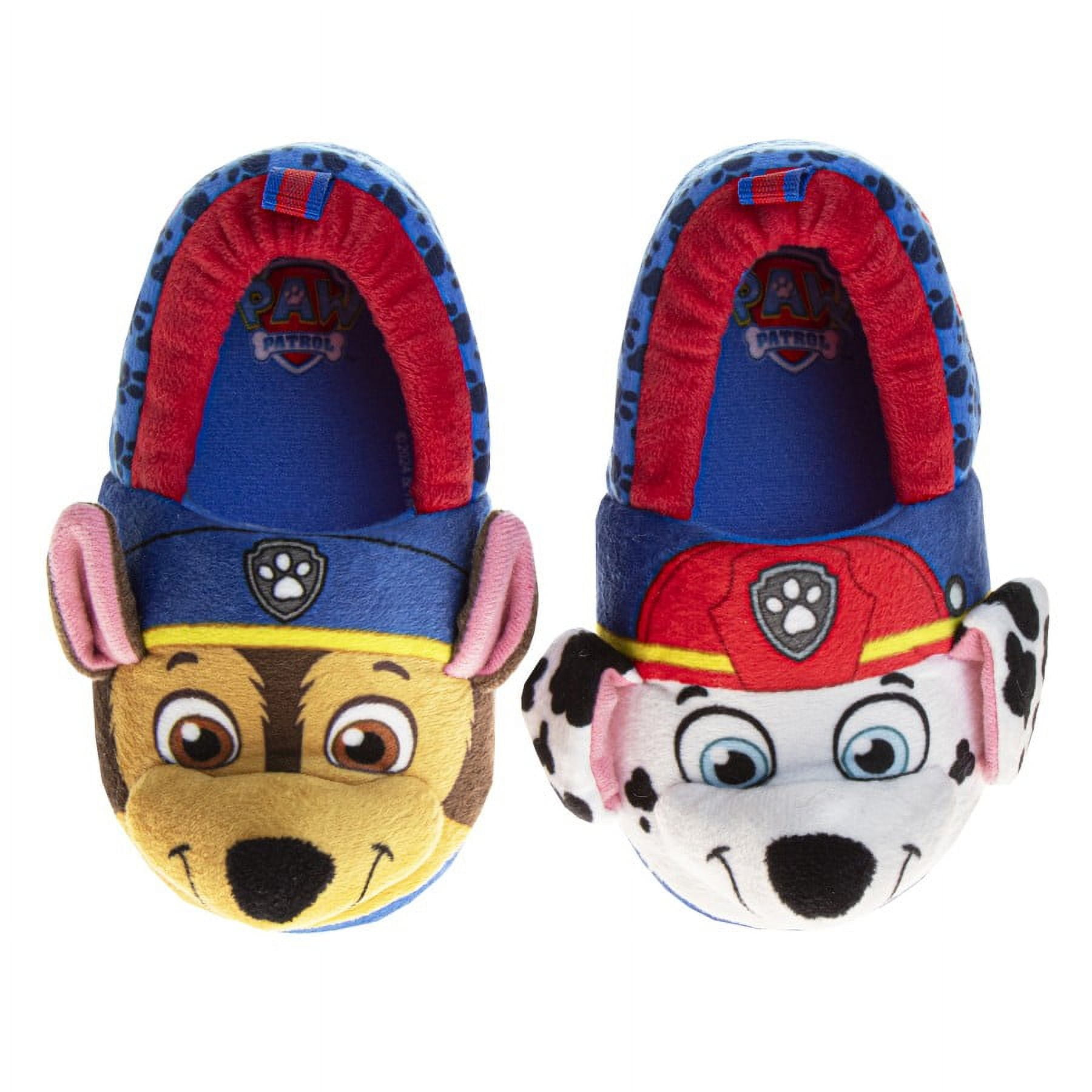 Nickelodeon Paw Patrol Boys' Dual Sizes Slippers. (Toddler/Little Kids ...