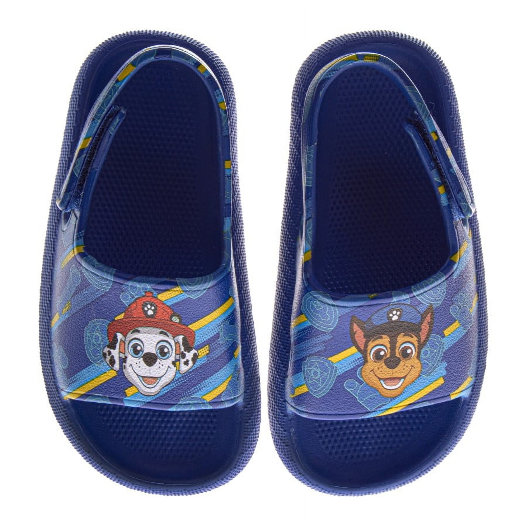 Nickelodeon Paw Patrol Boys' Slides. (Toddler/Little Kids) - Blue, Size ...