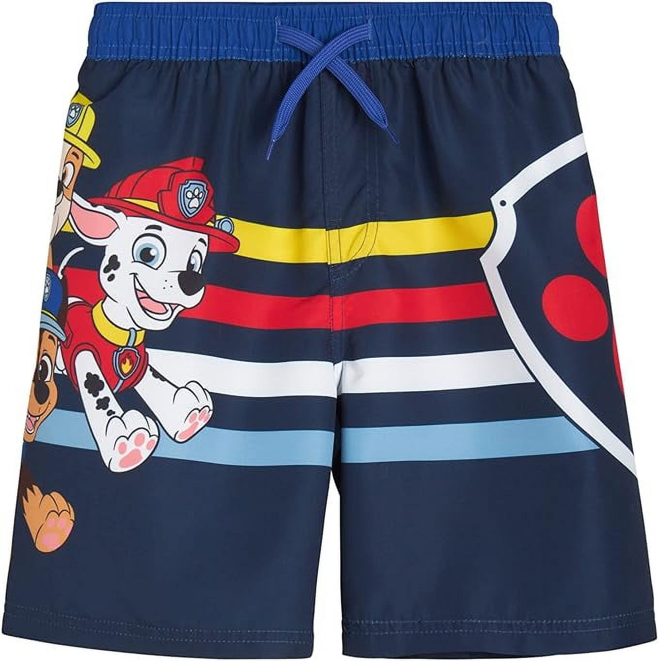 Nickelodeon Paw Patrol Boys’ Swim Trunks – Chase, Marshall, Rubble ...