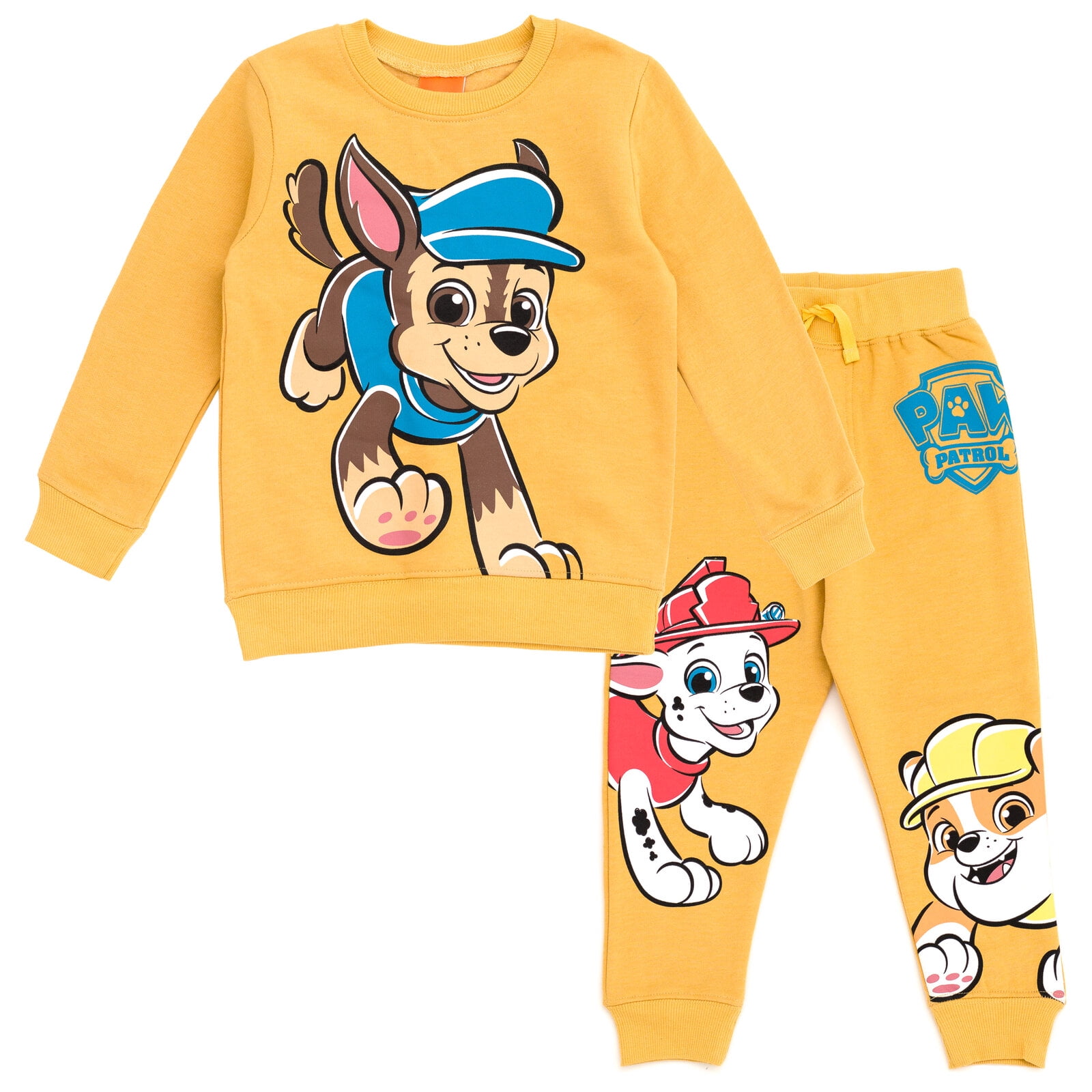 Nickelodeon Paw Patrol Chase Marshall Rubble Fleece Sweatshirt and ...