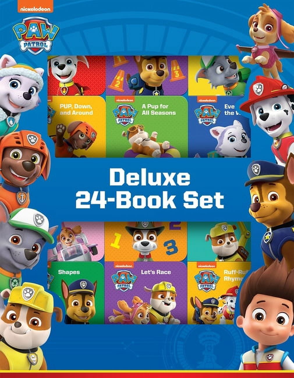 Nickelodeon Paw Patrol: Deluxe 24-Book Set, (Paperback) - Walmart.com