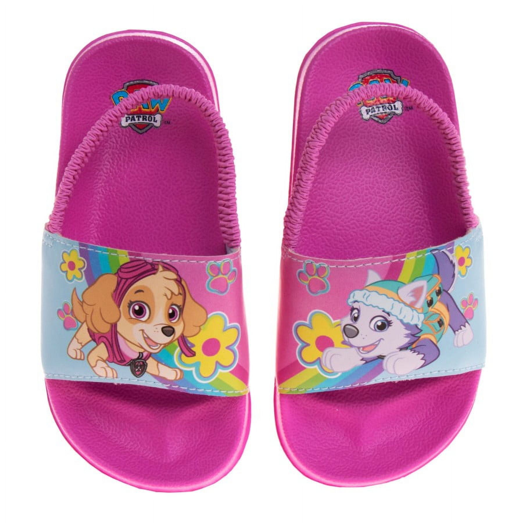 Nickelodeon Paw Patrol Marshall And Chase Toddler Boys Slippers, Blue ...