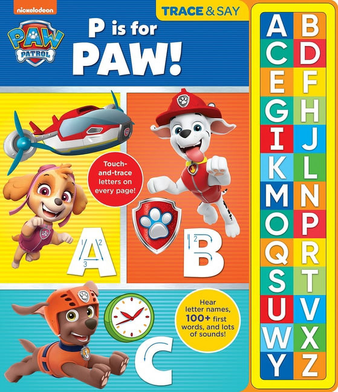 Nickelodeon Paw Patrol: P Is for Paw! Trace & Say Sound Book (Other ...
