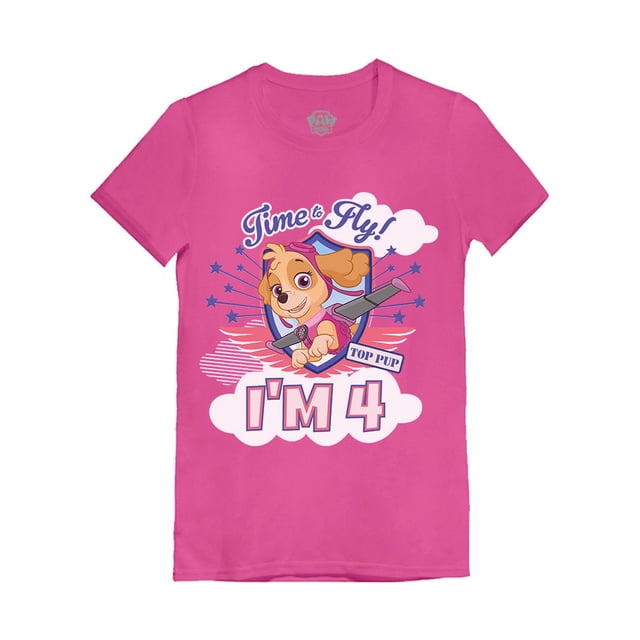 Nickelodeon Paw Patrol Skye Birthday Girl 4th Birthday Gift Toddler ...