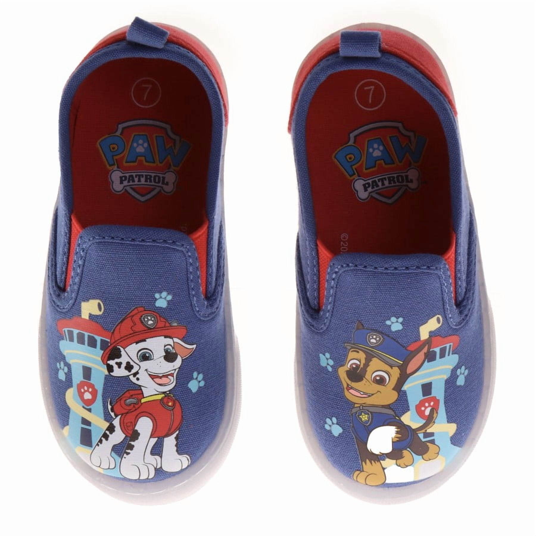 Nickelodeon Paw Patrol Slip On Canvas Boys, Rescue Team Easy Wear Style ...