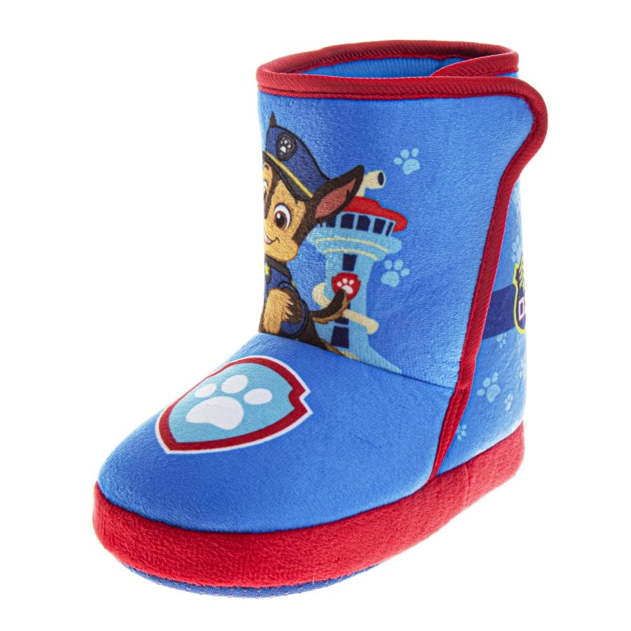 Nickelodeon Paw Patrol Slip On Boys’ Slippers , Blue Red, Size: 910 ...