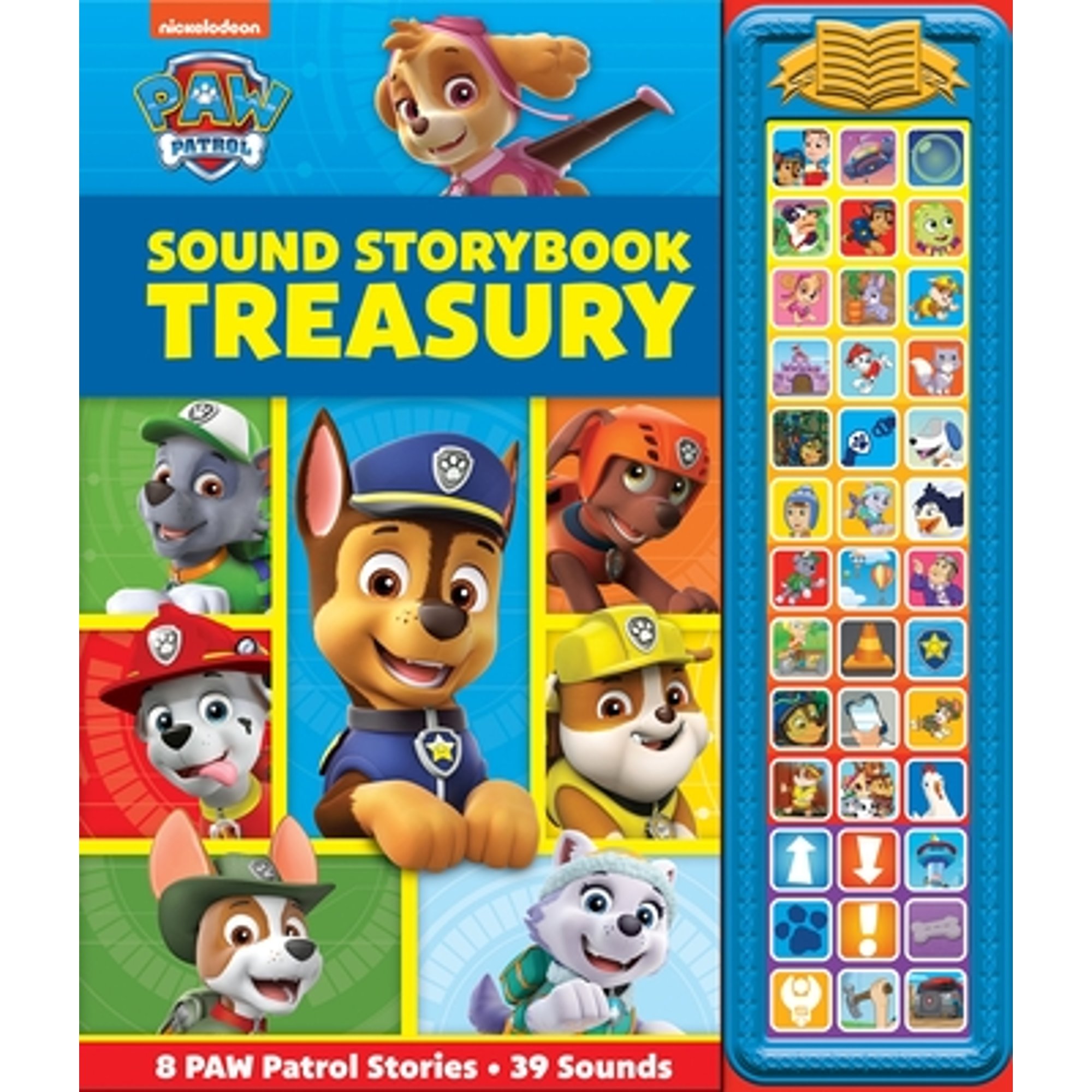 Pre-Owned Nickelodeon Paw Patrol - Sound Storybook Treasury 39-Button ...