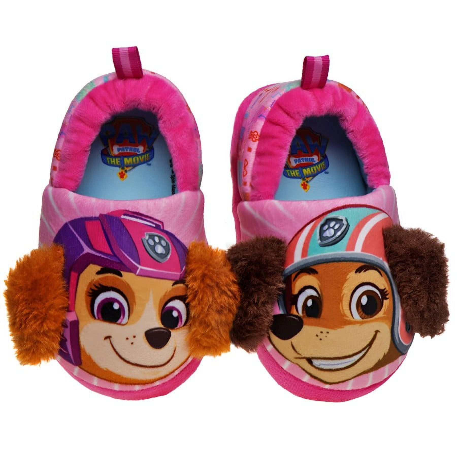 Nickelodeon Paw Patrol Toddler Girls' Dual Sizes Slippers - Pink , 5-6 ...