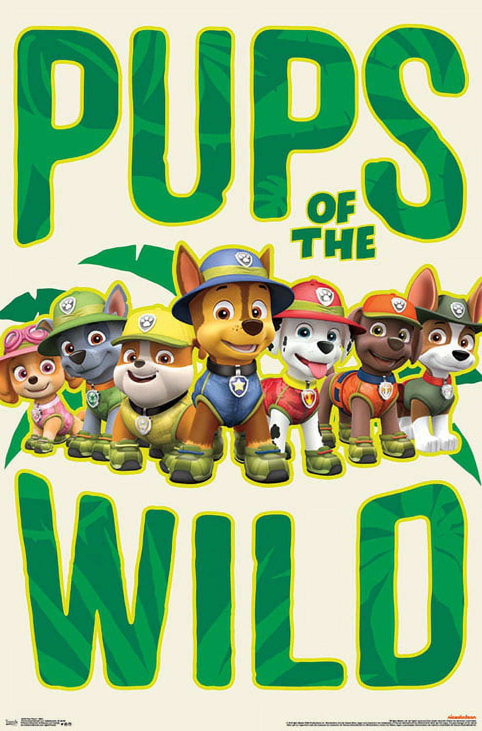 Nickelodeon Paw Patrol - Wild Wall Poster, 22.375" x 34" - Walmart.com