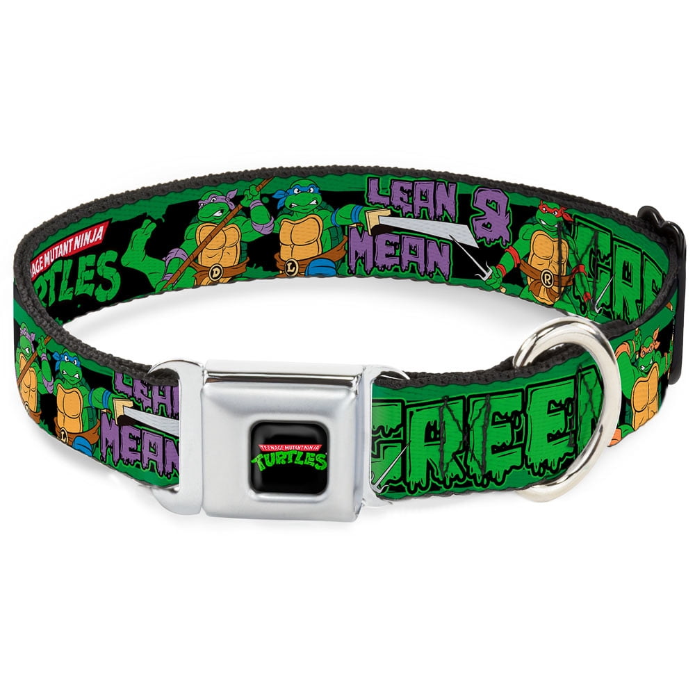 Nickelodeon Pet Collar, Dog Collar Metal Seatbelt Buckle, Ninja Turtles ...