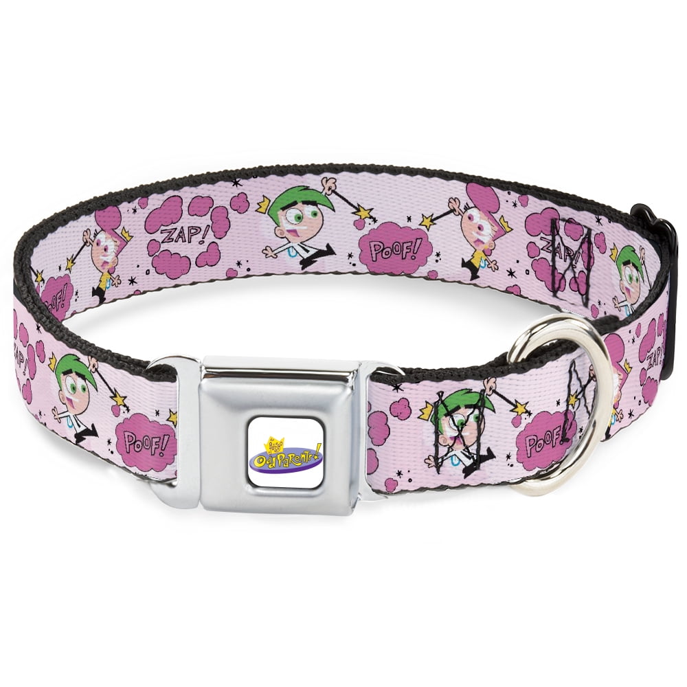 Nickelodeon Pet Collar, Dog Collar Metal Seatbelt Buckle, The Fairly ...
