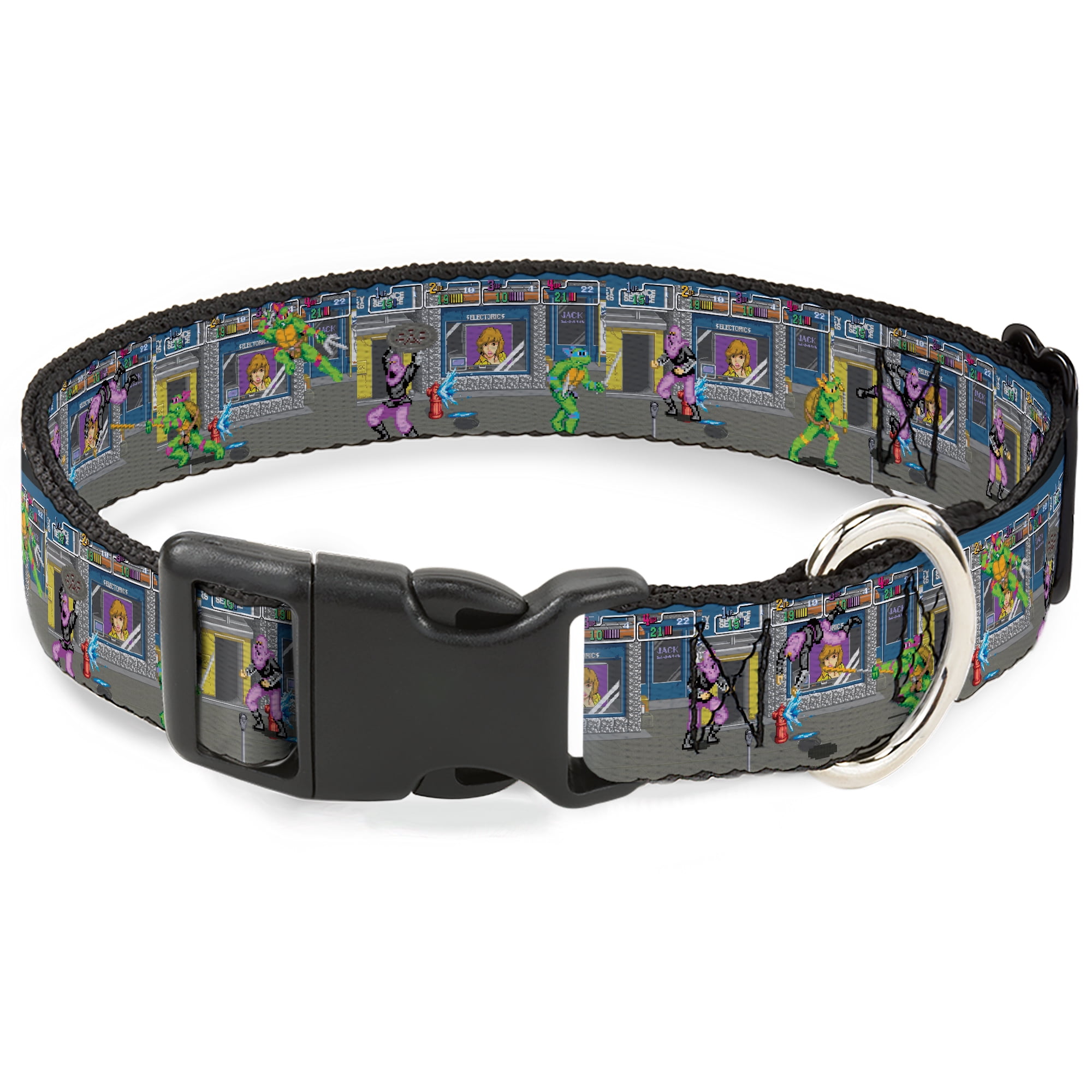 Nickelodeon Pet Collar, Dog Collar Plastic Buckle, Ninja Turtles Battle ...