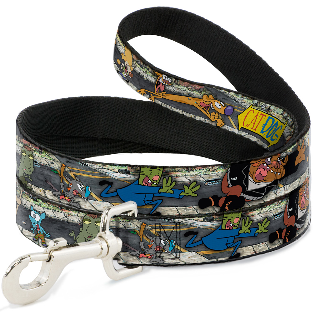 Nickelodeon Pet Leash, Dog Leash, Catdog Characters Running, 6 Feet ...