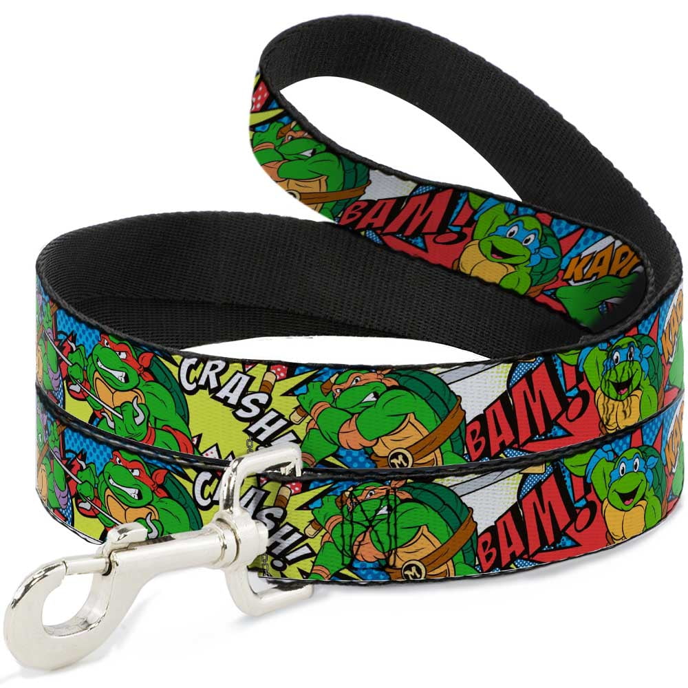 Nickelodeon Pet Leash, Dog Leash, Ninja Turtles Action Poses Action ...