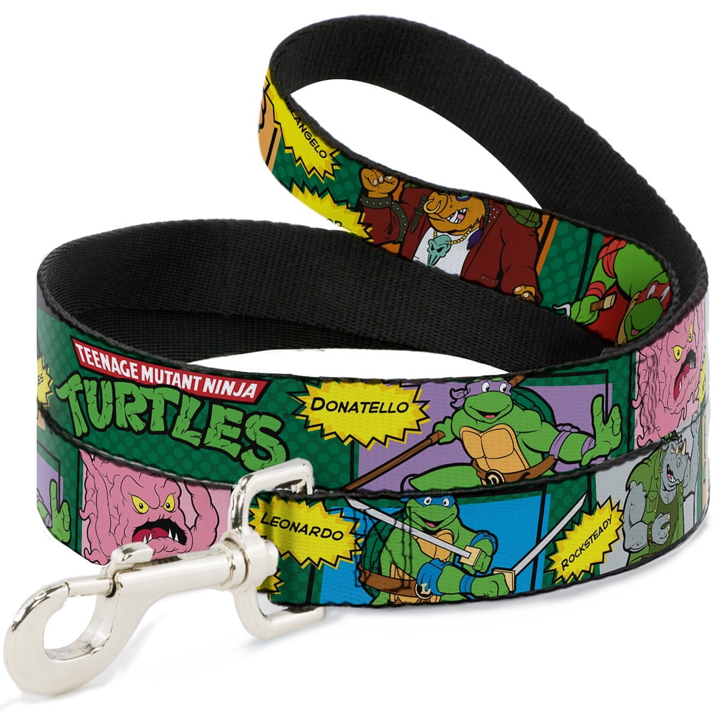 Nickelodeon Pet Leash, Dog Leash, Ninja Turtles Character Comic Scenes ...