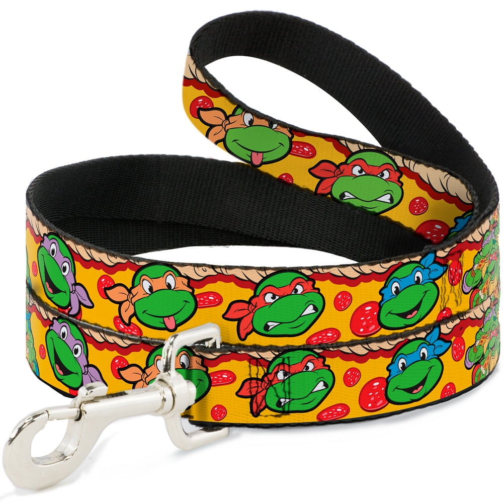 Nickelodeon Pet Leash, Dog Leash, Ninja Turtles Turtle Faces Pepperoni ...