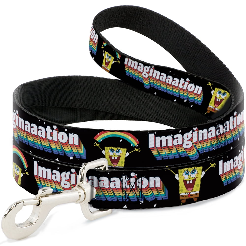 Nickelodeon Pet Leash, Dog Leash, SpongeBob Arms Up Rainbow Pose ...