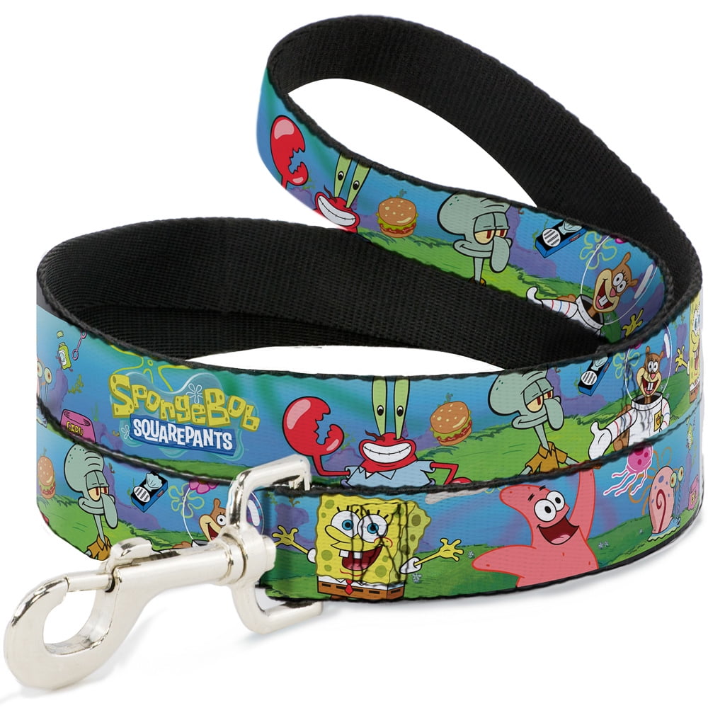 Nickelodeon Pet Leash, Dog Leash, Spongebob And Friends Logo, 6 Feet ...